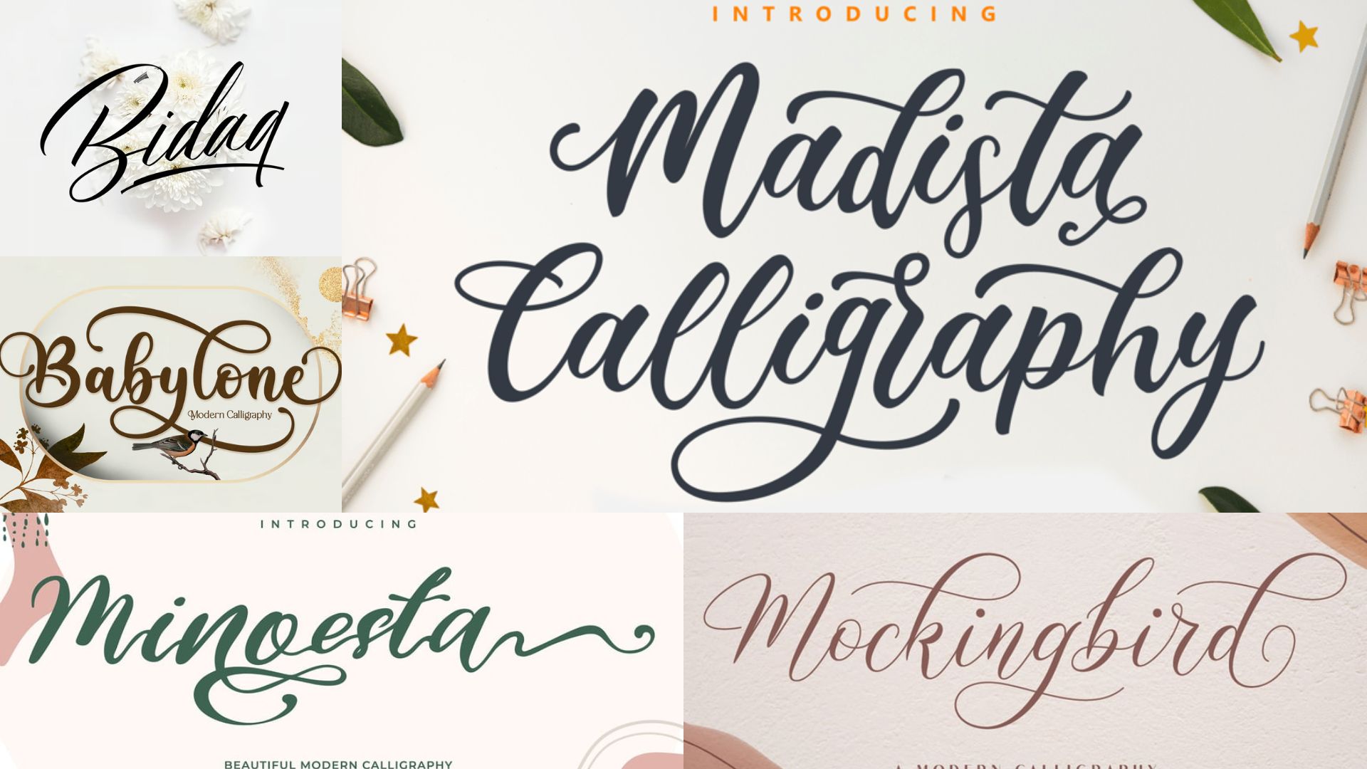 31 Calligraphy Fonts For Elegant Hand drawn Style Design Work Life