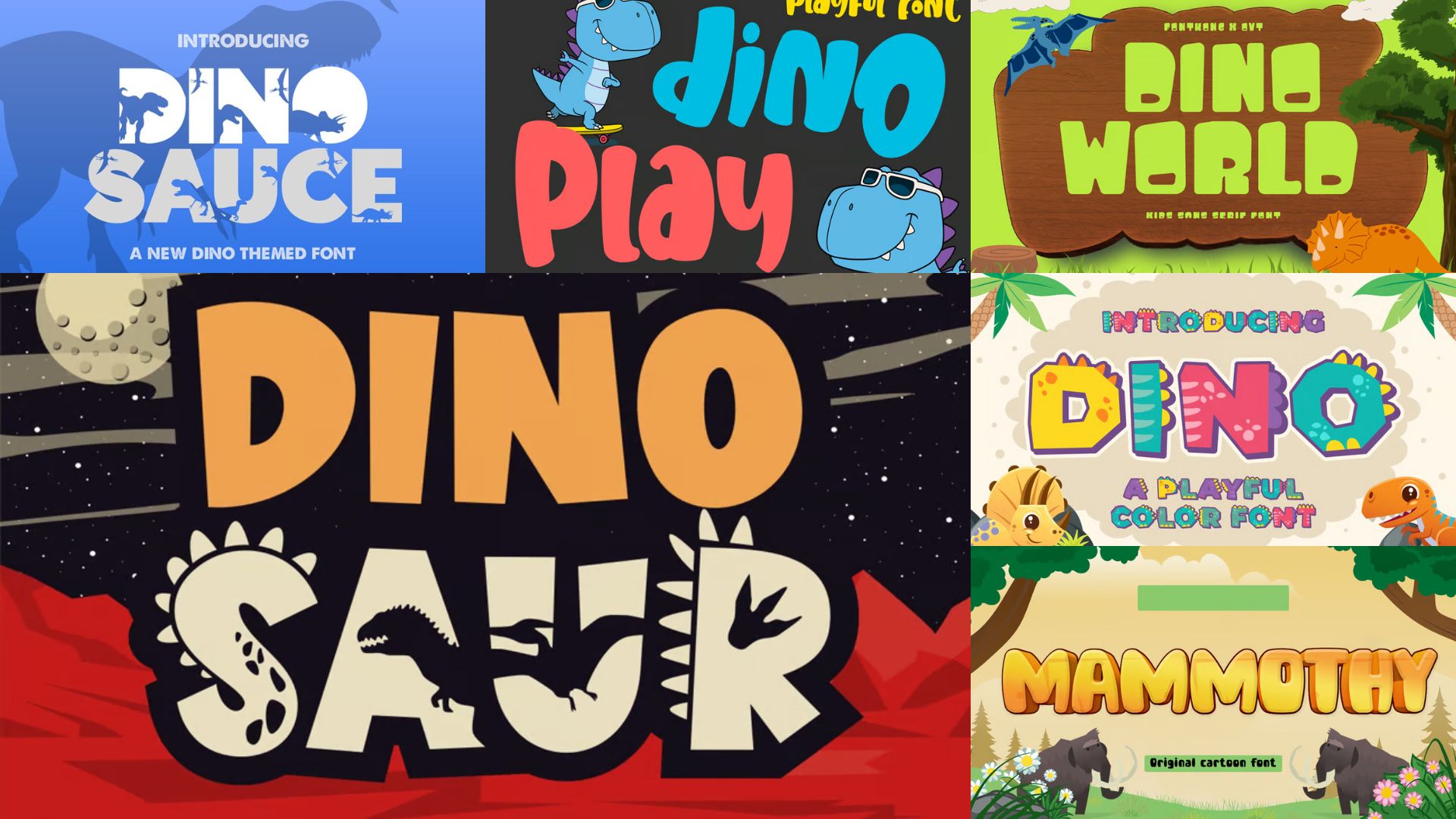 25 Dinosaur Fonts to Make Your Designs ROAR! - Design Work Life