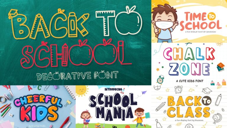 These 38 School Fonts get an "A+" in 2025 - Design Work Life