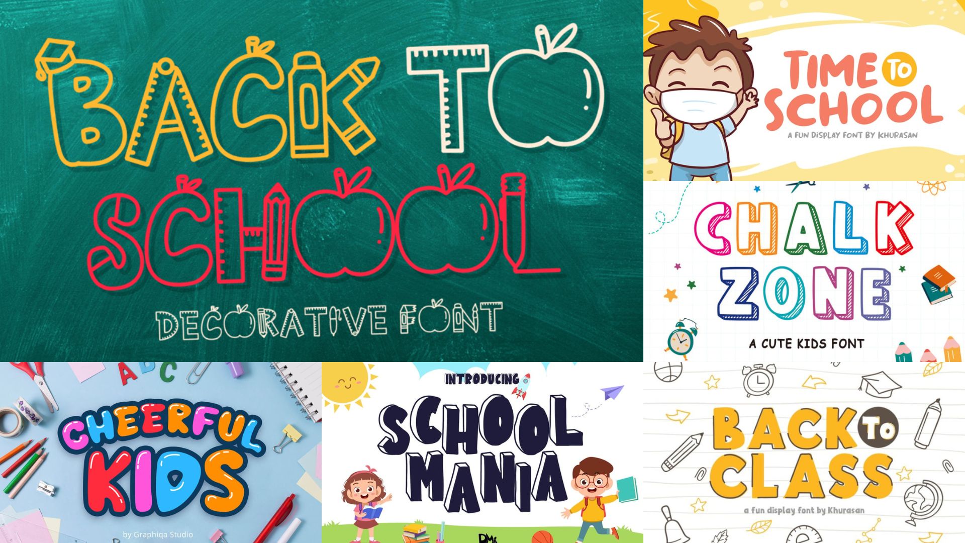 These 38 School Fonts get an "A+" in 2025 - Design Work Life